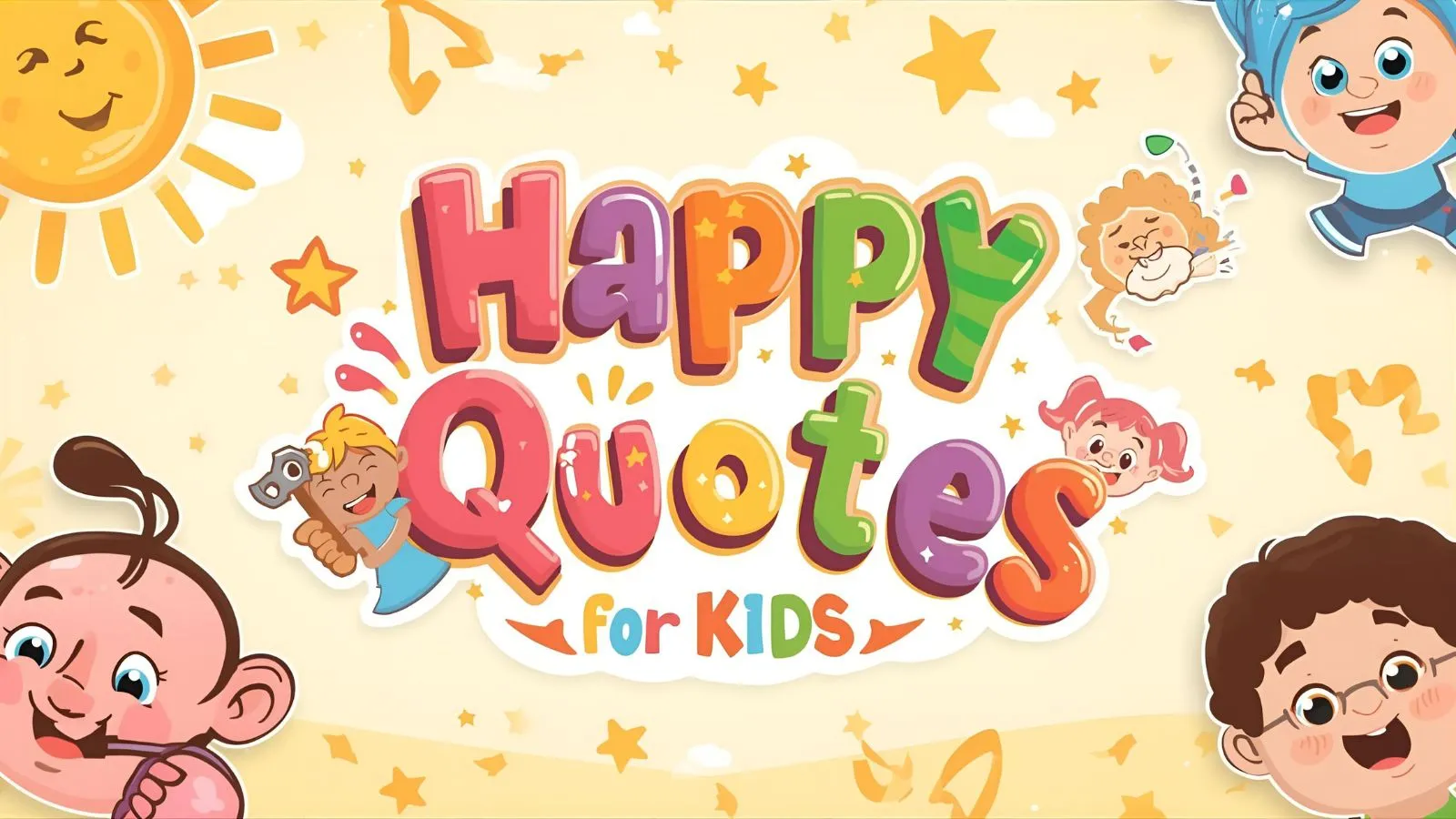 100+ Happy Quotes for Kids 😊 | Uplifting Sayings to Brighten Young Hearts