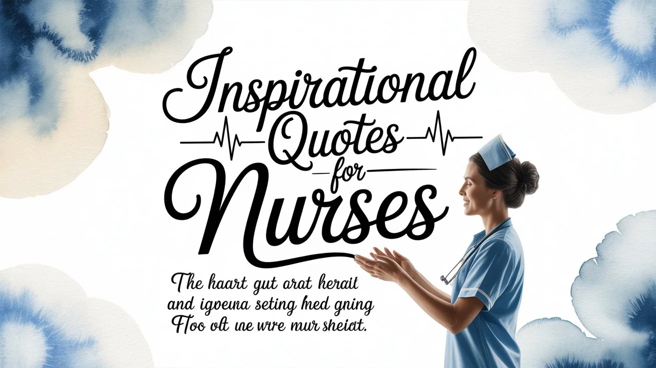 100+ Inspirational Quotes for Nurses 💙 Strength, Compassion & Heart in ...