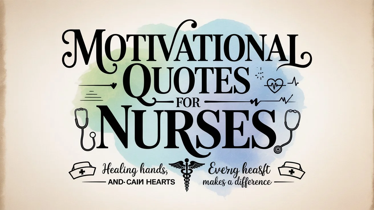 Motivational Quotes for Nurses 👩‍⚕️ Strength, Hope & Heart in Every Shift