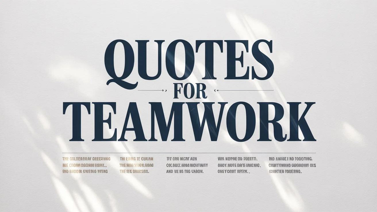 100+ Quotes for Teamwork That Inspire Unity & Success 🤝