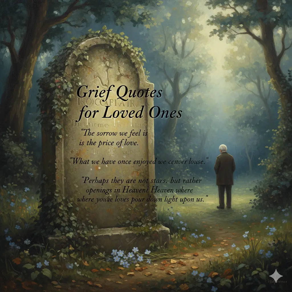 200+ Grief Quotes for Loved Ones ️:Comforting, Healing & Heartfelt Sayings